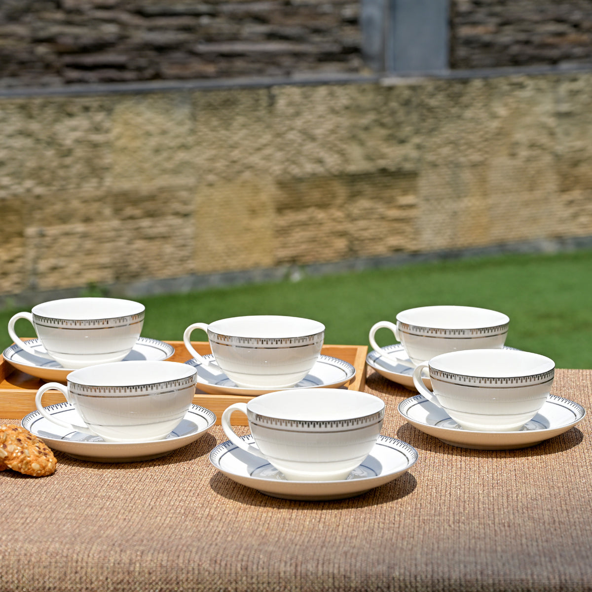 Rumi: Minimal New Fine Bone China Cup Set (Set of 6) – Kairaus